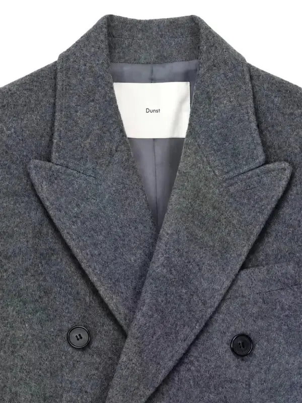 DUNST Double-breasted Peak-lapel Coat