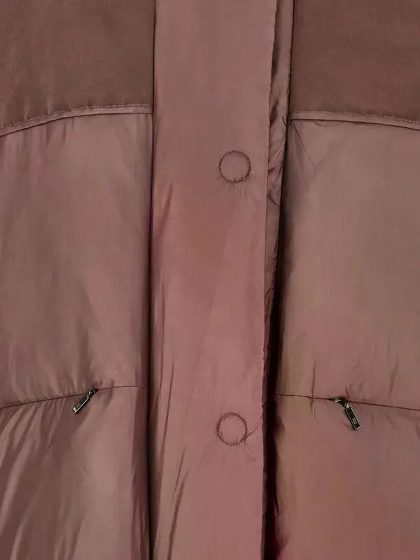 DUNO Numbra Hooded Panelled Puffer Coat