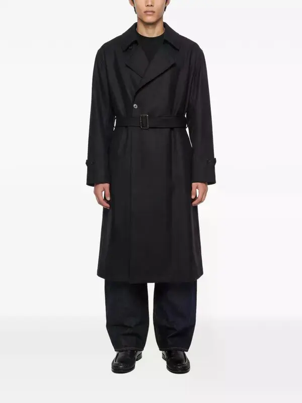 SSSTEIN Belted Double-breasted Coat