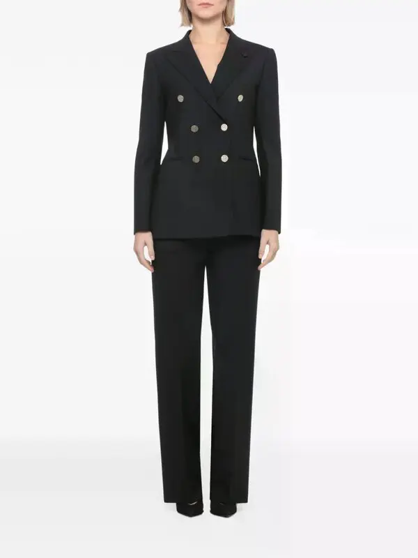 LARDINI Double-breasted Peak-lapel Jacket
