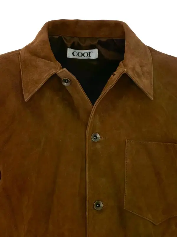 COOR Suede Patch-pocket Jacket