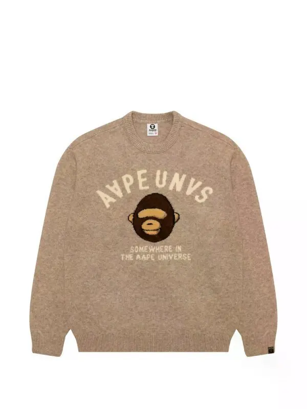 AAPE BY *A BATHING APE Graphic-knit Sweater
