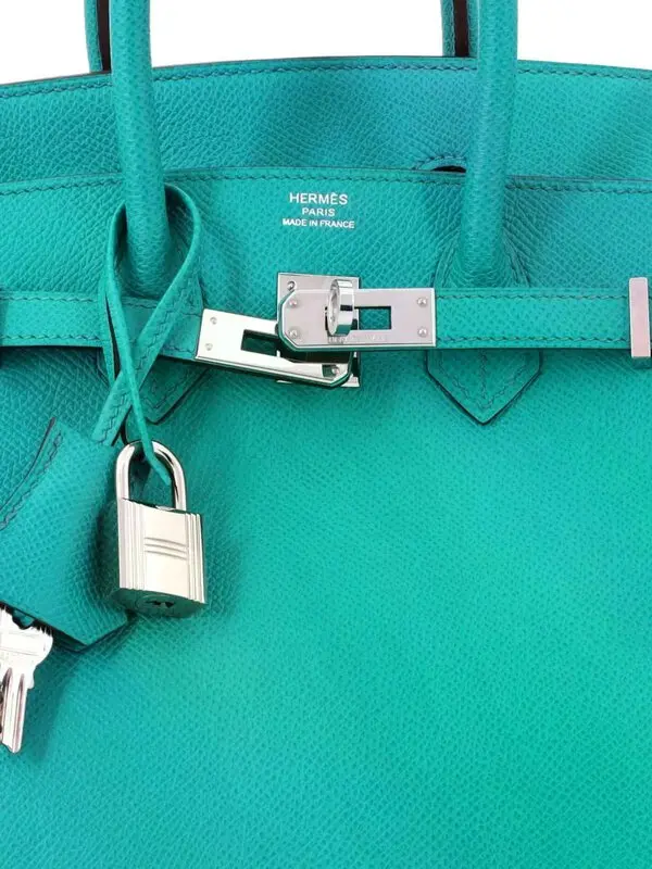 Hermès Birkin Handbag Epsom With Palladium Hardware 25 Tote Bag