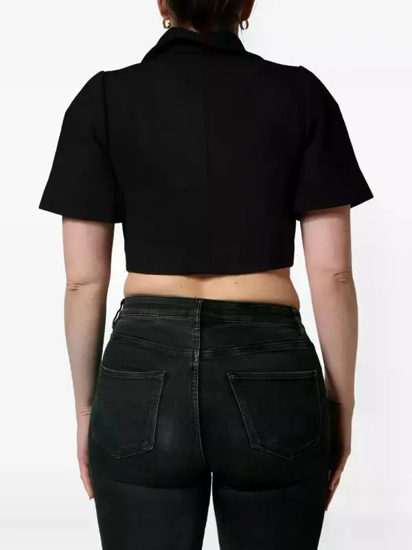 Dolce & Gabbana Cropped Short-sleeve Blouse