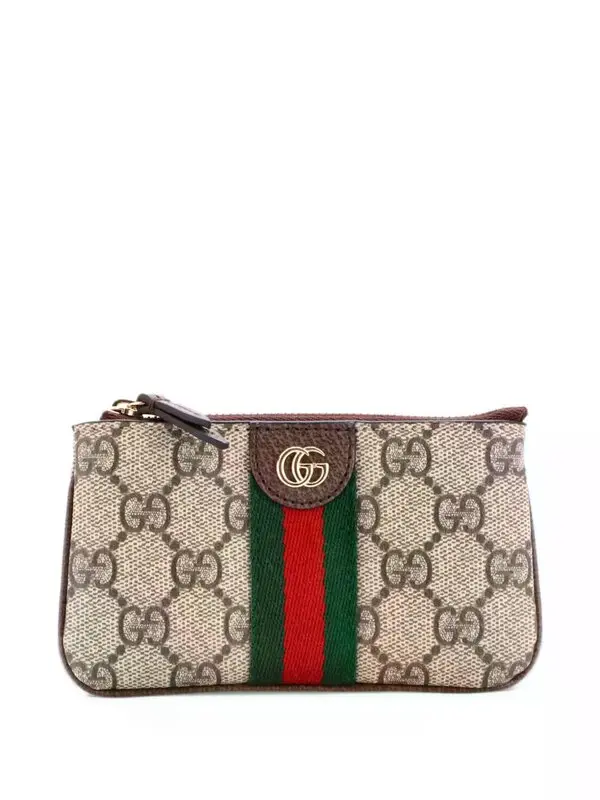 Gucci Ophidia Key Case Gg Coated Canvas Pouch