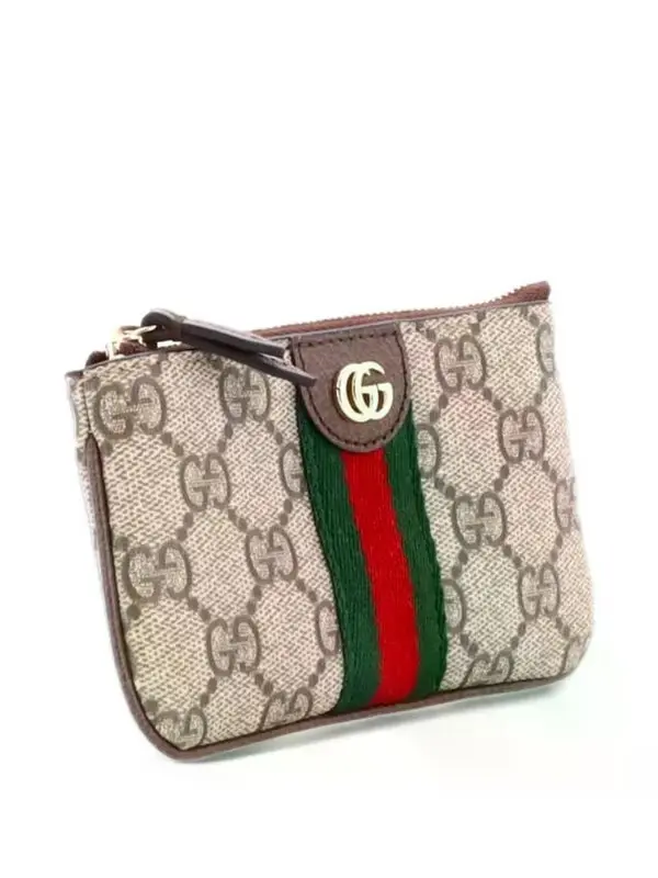Gucci Ophidia Key Case Gg Coated Canvas Pouch