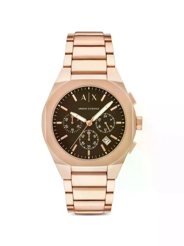 Armani Exchange Sync Chronograph 42mm Watch - Brown