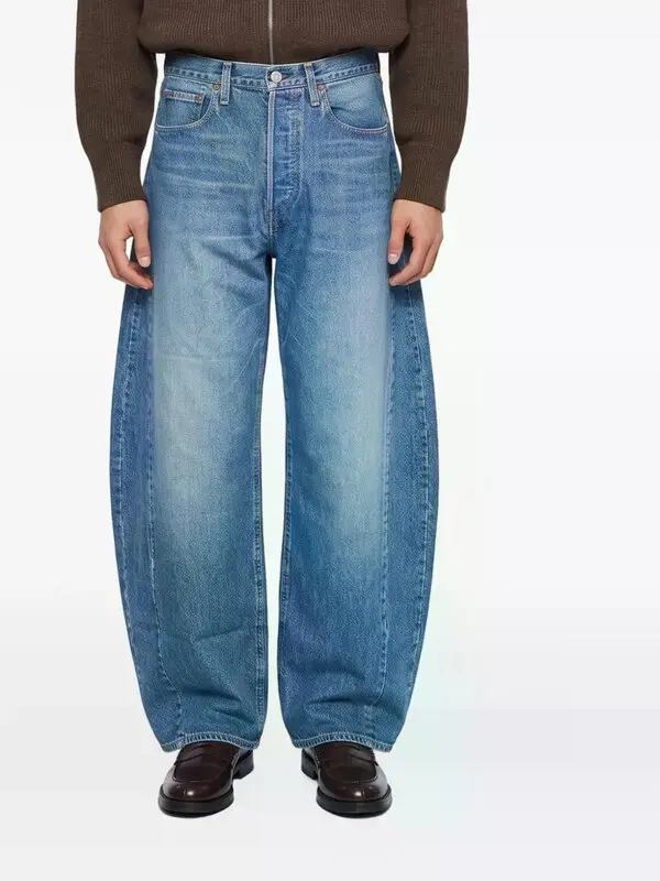 SSSTEIN Panelled Faded-effect Jeans