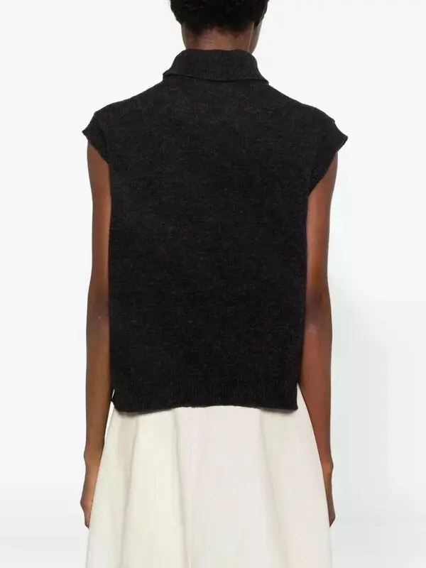 RAME Roll-neck Sleeveless Vest