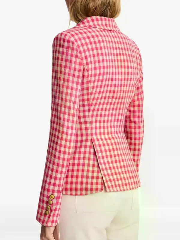 Smythe Check Single-breasted Blazer