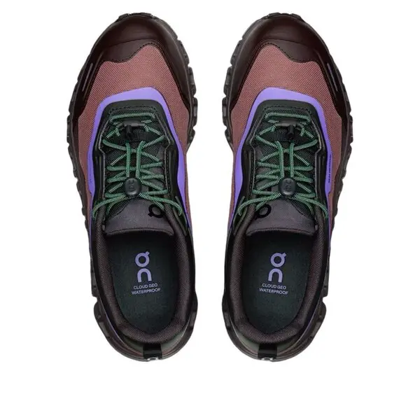 On Cloud Geo Waterproof 'black Tyrian