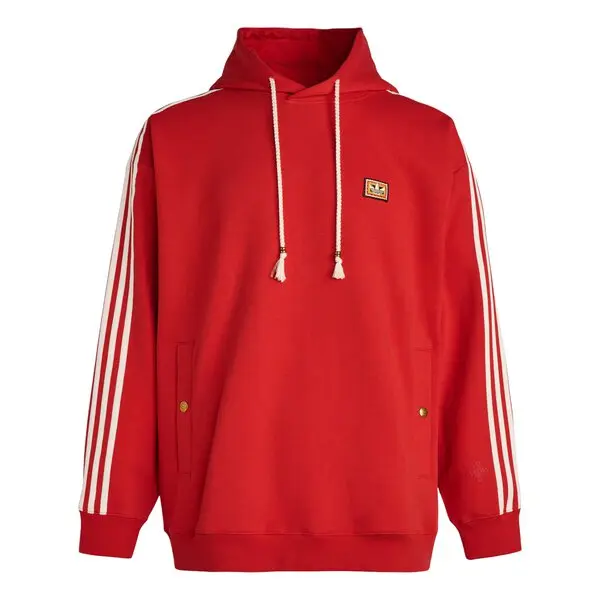 Adidas Lunar New Year Hoodie Asia Sizing - Red
