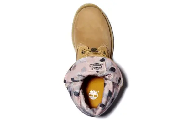 Timberland Roll Top Boots Basic 'wheat With Dot Print