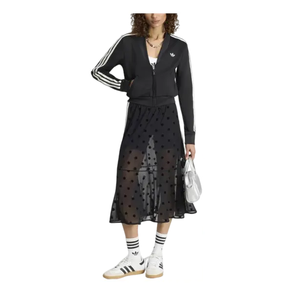 Adidas Originals Skirt Asia Sizing 'sheer Polka Dots - Black
