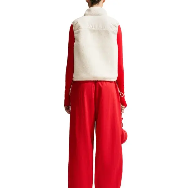 Nike X Skims Sherpa Oversized Vest 'ecru - Nskm Ecru