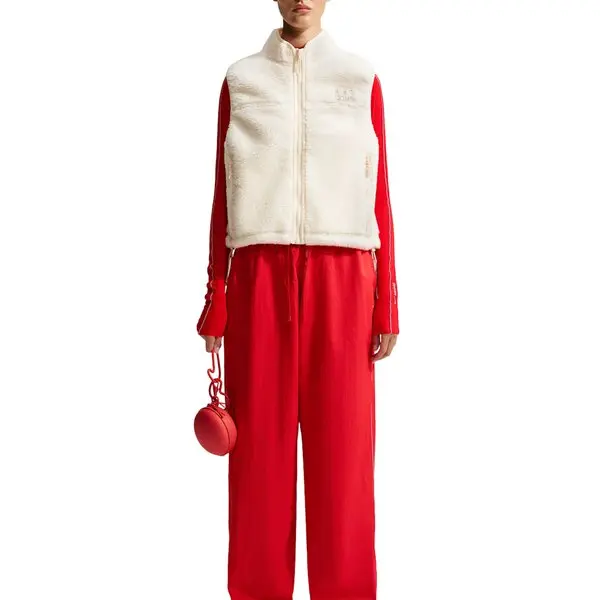 Nike X Skims Sherpa Oversized Vest 'ecru - Nskm Ecru