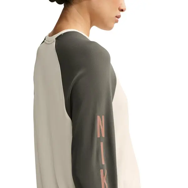 Nike X Skims Stretch Knit Long-sleeve Top 'ecru Boulder
