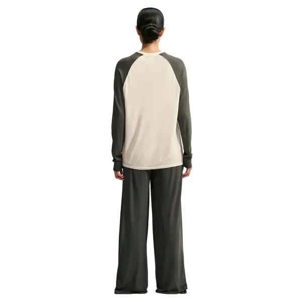 Nike X Skims Stretch Knit Long-sleeve Top 'ecru Boulder