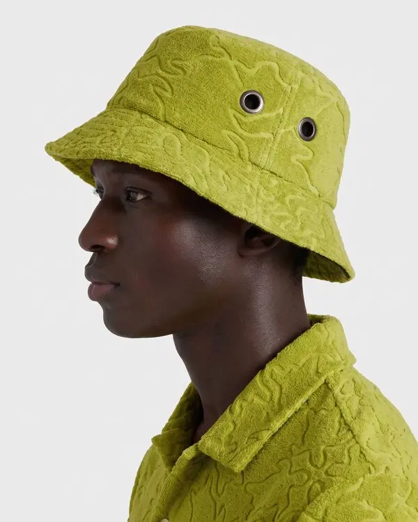 Vilebrequin Terry Bucket Hat Turtle Jacquard Hat Biram