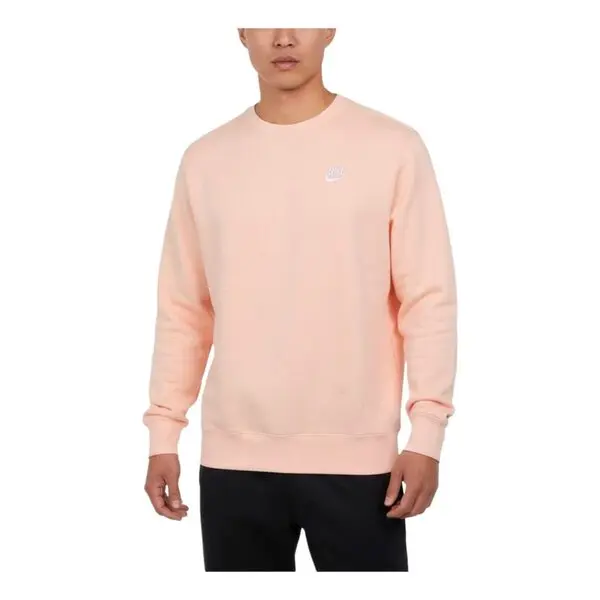 Nike Club Fleece Crew Sweatshirt Asia Sizing - Light Pink