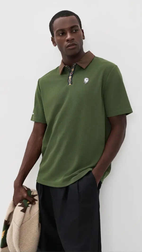 MALBON X Grateful Dead Fairway Dancing Buckets Polo