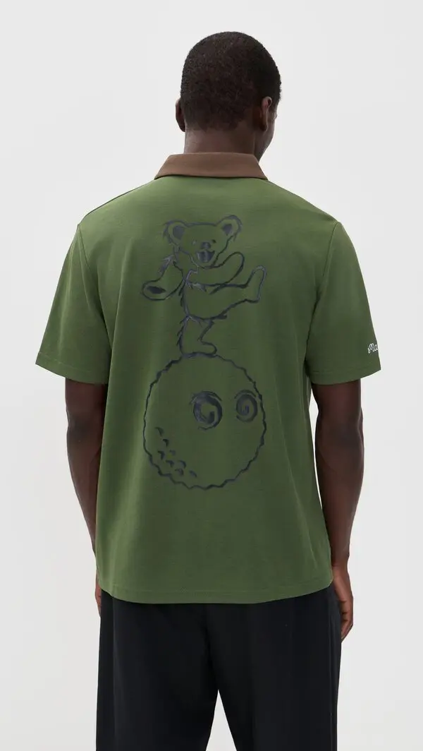MALBON X Grateful Dead Fairway Dancing Buckets Polo