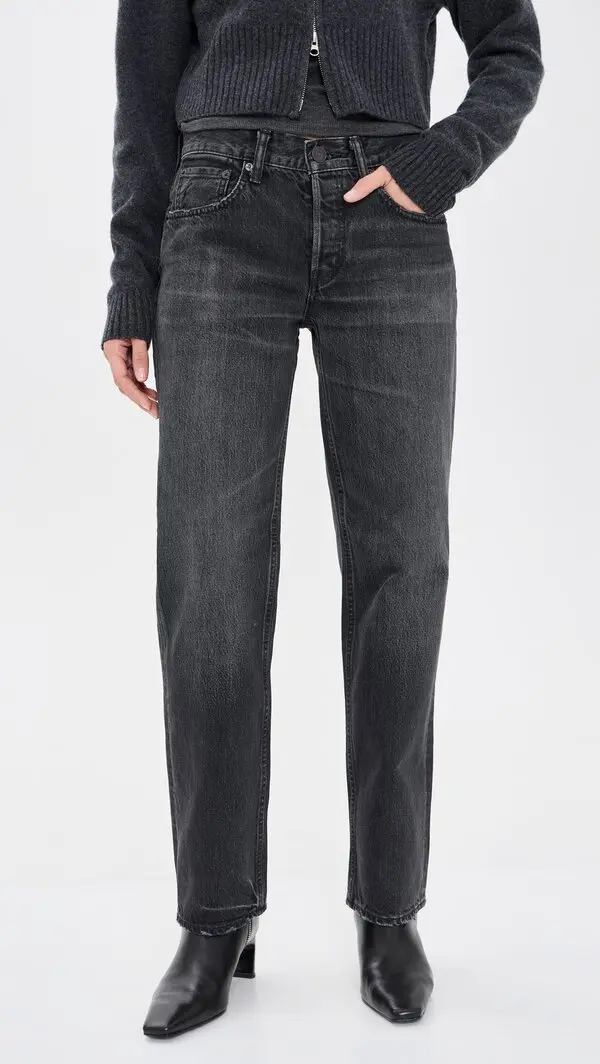 Moussy Vintage Irwin Straight Low Jeans