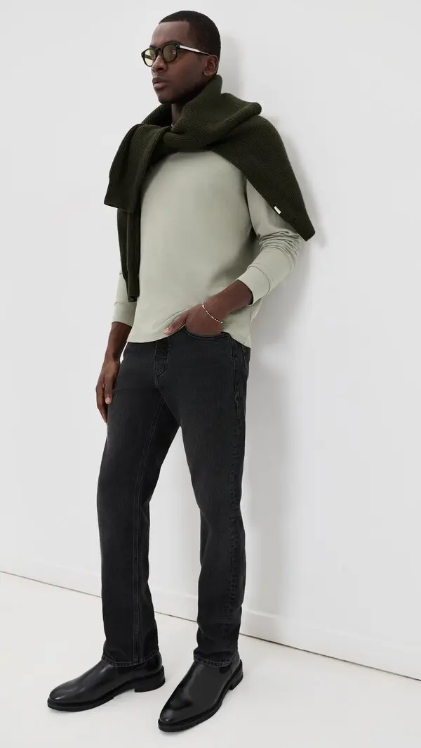 FRAME Duo Fold Long Sleeve Tee