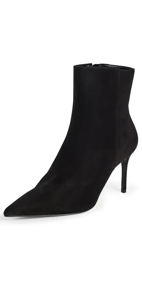 Schutz Mikki Suede Booties - Black
