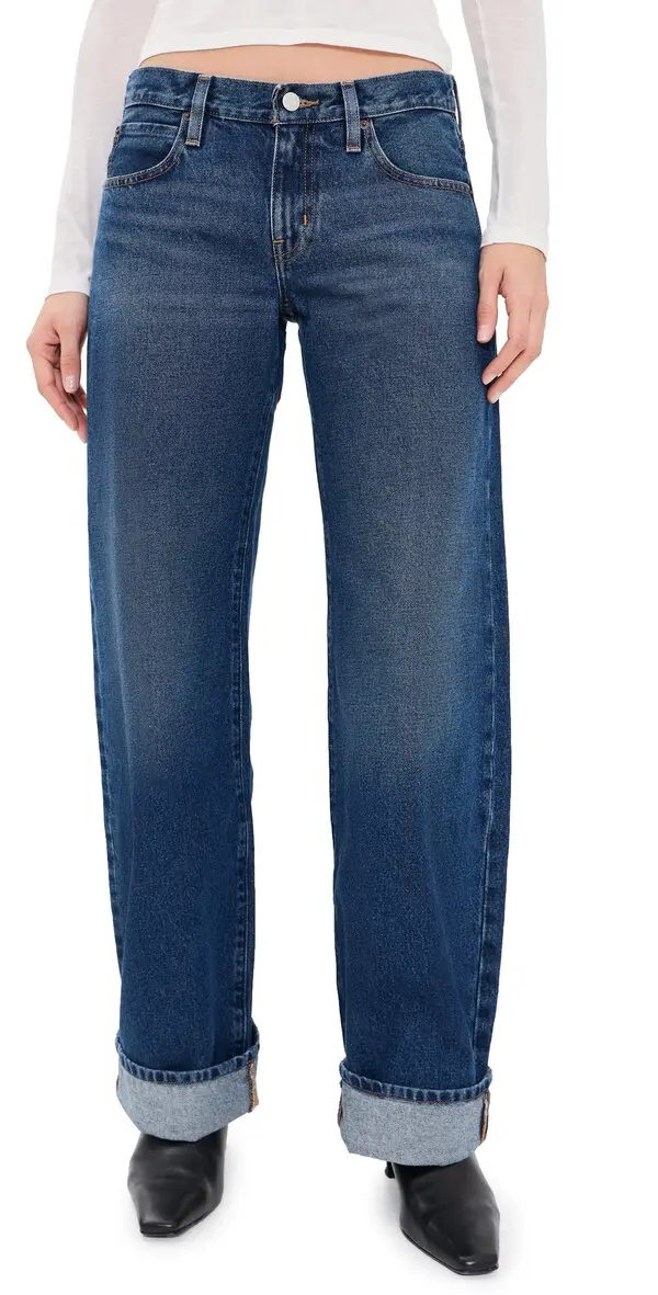 FRAME The Low Bow Jeans