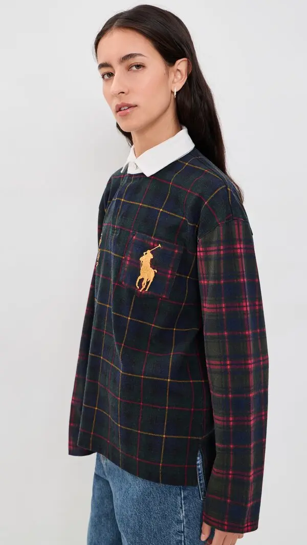 Polo Ralph Lauren Long Sleeve Collared Rugby Polo