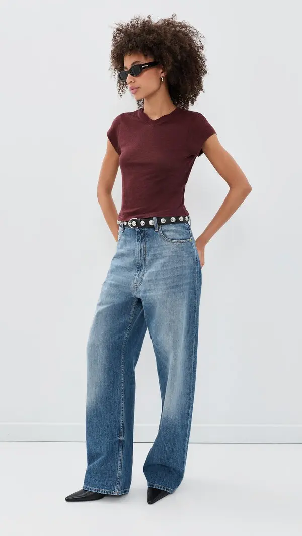 IRO PARIS Sybel Linen Tee