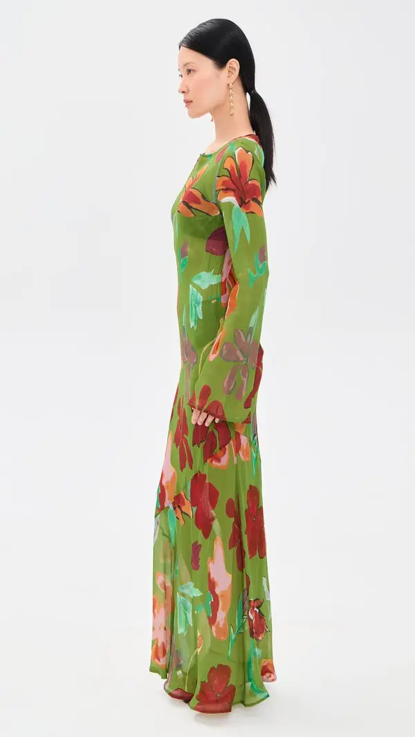 VRG GRL Luka Sheer Maxi Dress