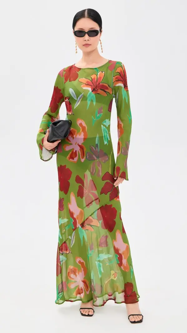 VRG GRL Luka Sheer Maxi Dress