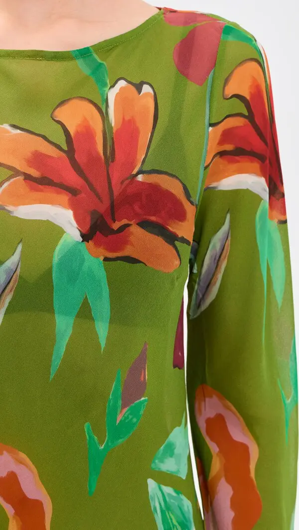 VRG GRL Luka Sheer Maxi Dress