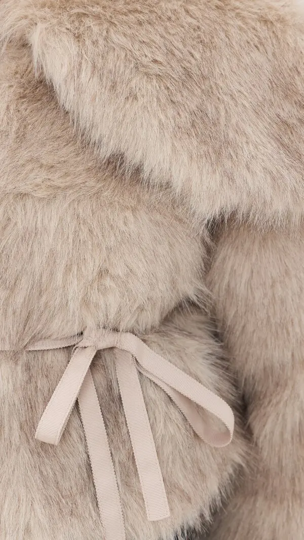 HOUSE OF SUNNY Gaia Faux Fur Jacket