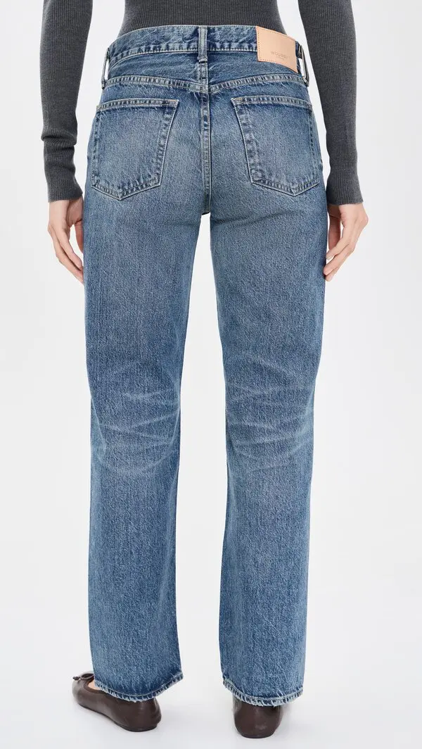 Moussy Vintage Clinton Straight Low Jeans