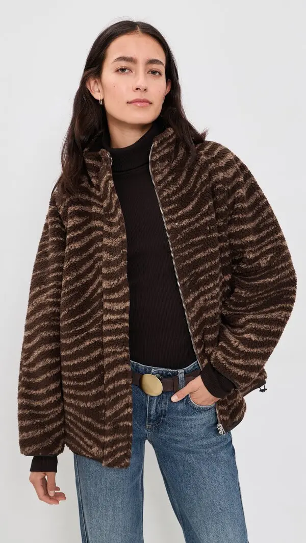 Rag & Bone Sun Sherpa Funnel Neck Jacket