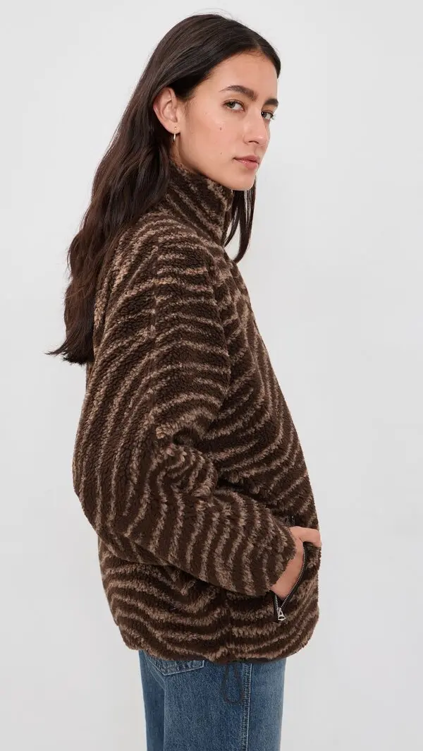 Rag & Bone Sun Sherpa Funnel Neck Jacket