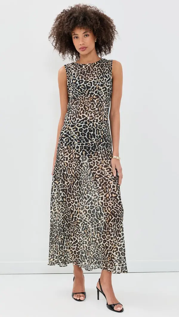 VRG GRL Francesca Sheer Maxi Dress