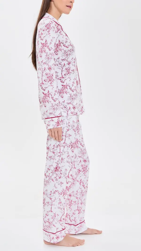 PETITE PLUME Pima Long Pajama Set