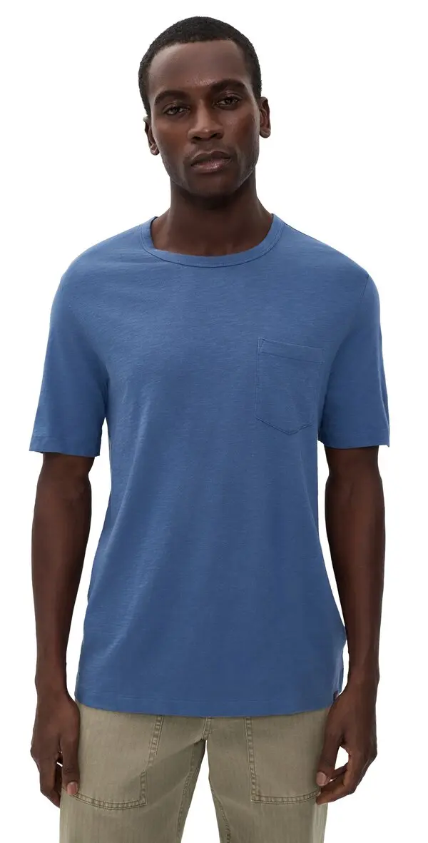 Faherty Brand Sunwashed Pocket Tee