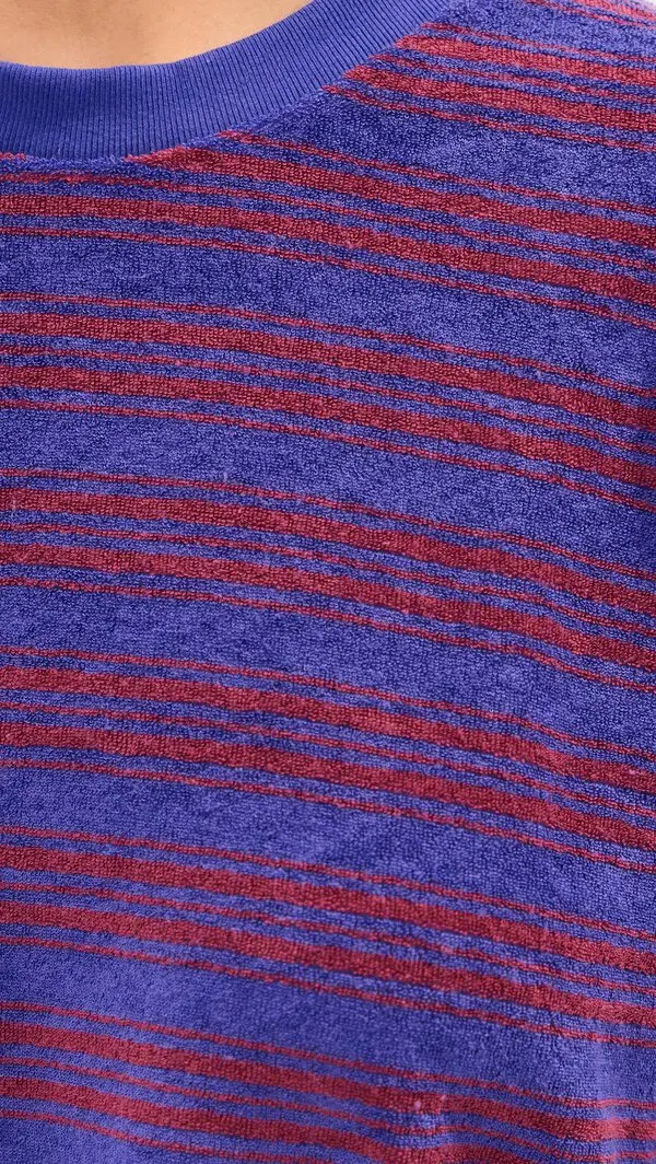 LE BOP Poppy Tee - Deep Iris/bordeaux