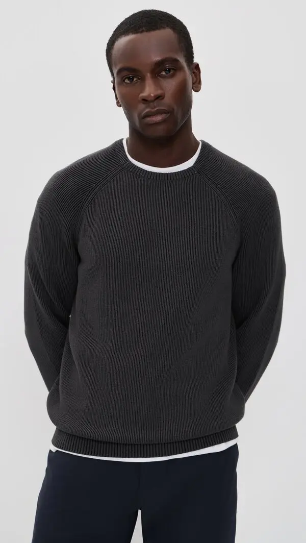 RHONE Rib Crew Neck Sweater
