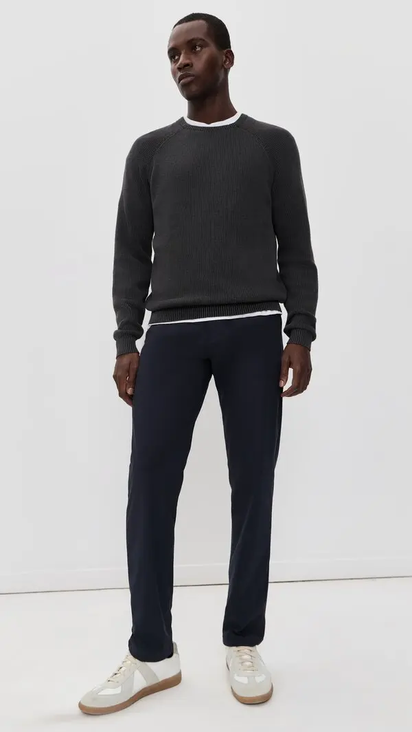 RHONE Rib Crew Neck Sweater