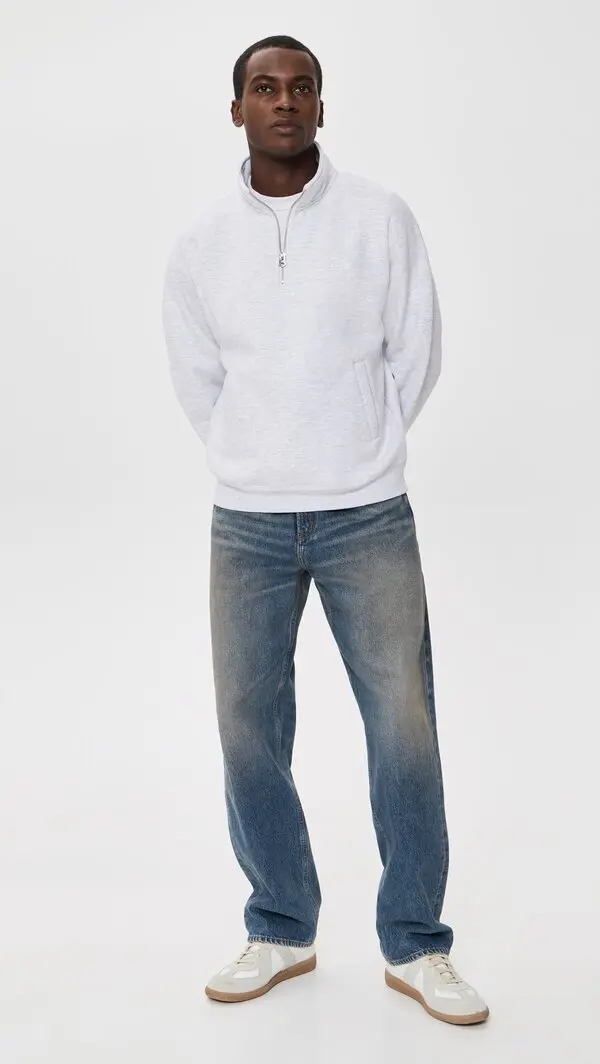 Obey Established Works Quarter Zip Sweatshirt