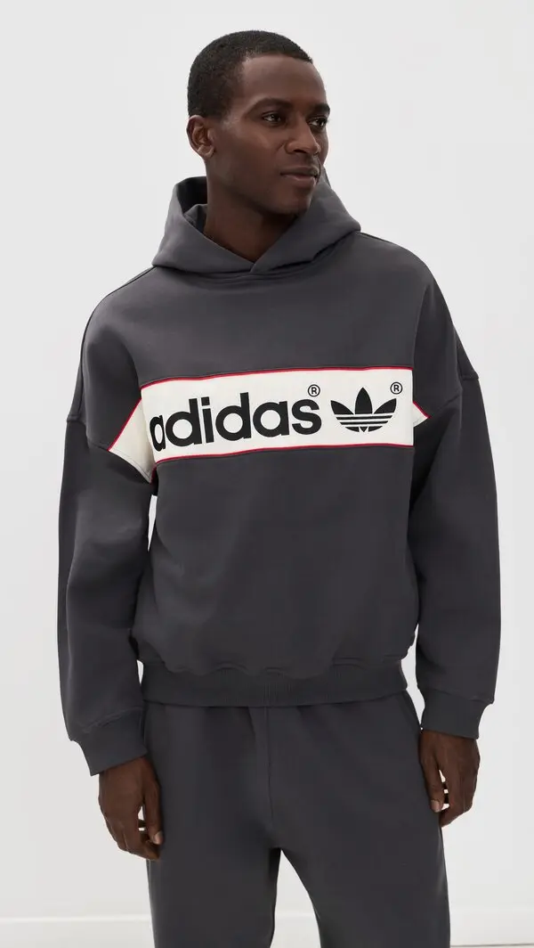 Adidas Blocked Signature Hoodie