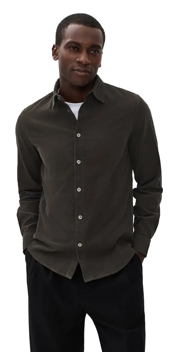 Nn07 Asher Baby Corduroy Shirt - Capers