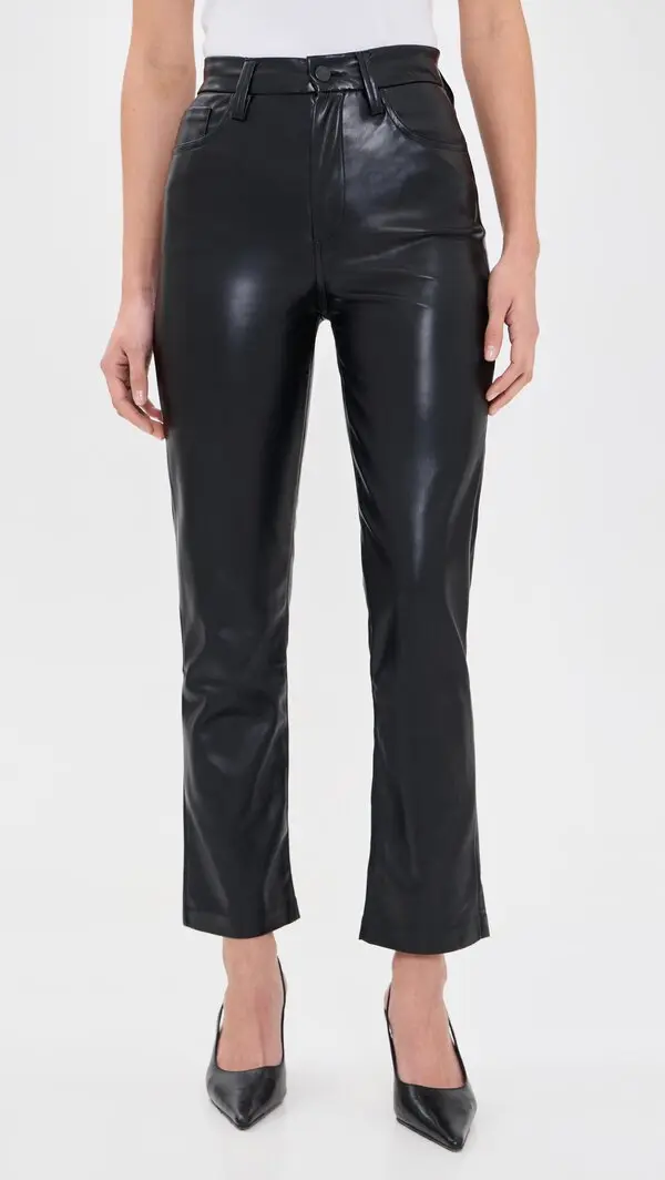 Joe's Jeans The Lyra Slim Ankle Vegan Leather Pants