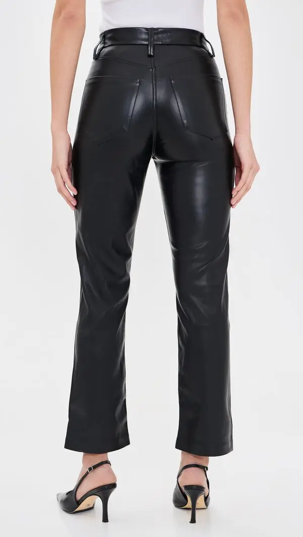 Joe's Jeans The Lyra Slim Ankle Vegan Leather Pants